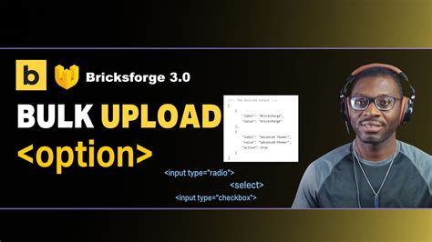 Bulk Add Options To A Bricksforge Pro Form Select Field Youtube