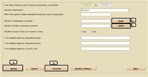 How To File Llp Form 11 Via Gen Complaw With Xbrl Software
