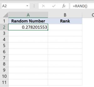 How To Generate Random Numbers In Excel Without Duplicates