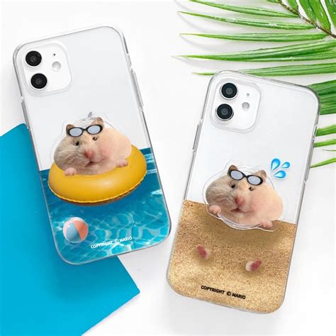 투명톡젤리 찌부햄스터 휴대폰케이스 And 에어팟케이스 8톤트럭케이스