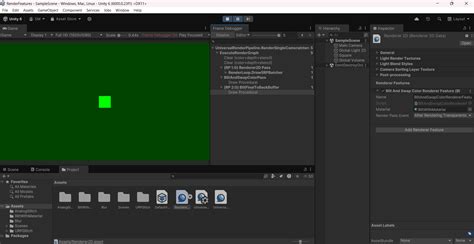 Rendergraph Sample And Some Other Render Features Not Working If Set To