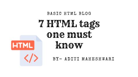 7 Unknown Html Tags You Should Know About 开源博客