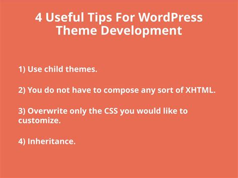 Ppt 4 Useful Tips For Wordpress Theme Development Powerpoint Presentation Id 7107728
