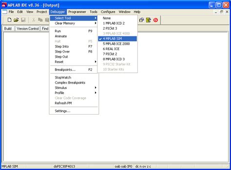 Using Mplab® Simulator