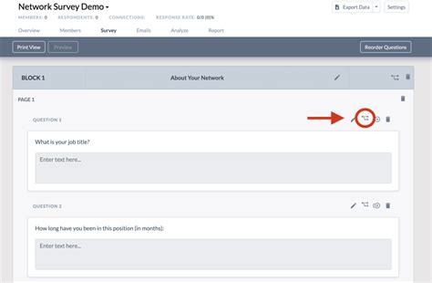 new display and skip logic for surveys visible network labs