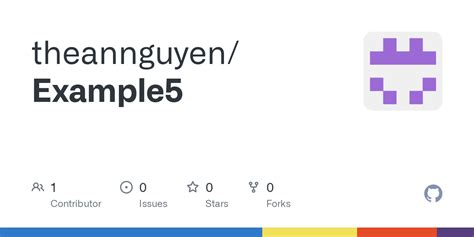 GitHub Theannguyen Example