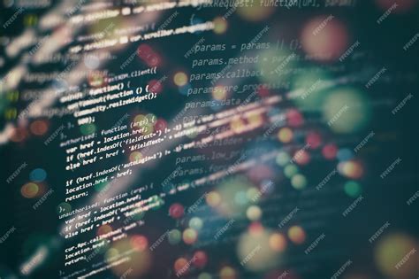 Premium Photo Developer Programming Code Abstract Computer Script