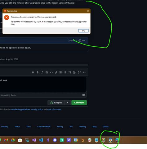 RemoteApp Window Being Spawned And Hanging Unable To Launch Windows Binaries From Within WSL