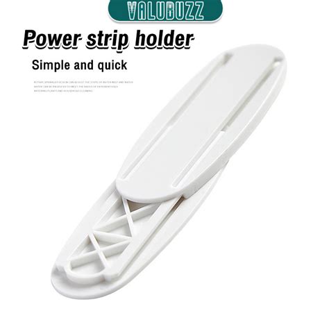 VLB Seamless Power Strip Socket Fixed Holder Punch Free Plug Fixer Wall