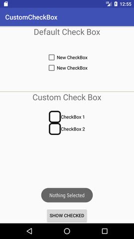 Android Custom Checkbox