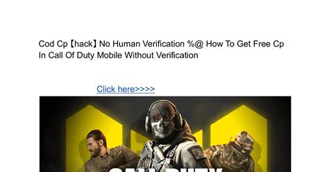 Cod Cp 【hack】 No Human Verification How To Get Free Cp In Call Of
