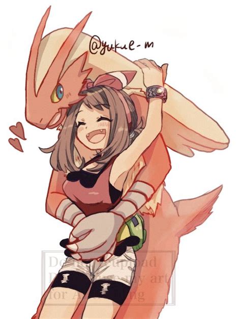 May And Blaziken Pokemon And More Drawn By Yukue M Danbooru