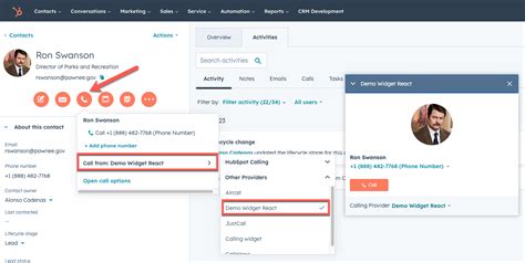 api del crm sdk de extensiones de llamada hubspot