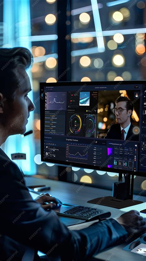 Aipowered Realtime Collaboration Platform Sleek Interface Premium Ai Generated Image