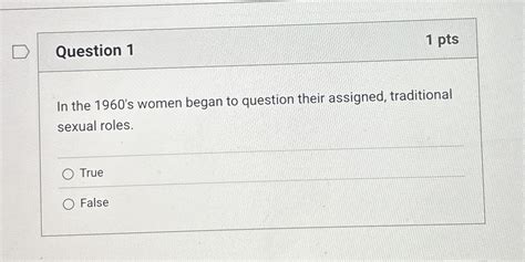 Solved Question In The S Women Began To Question Their Chegg Com