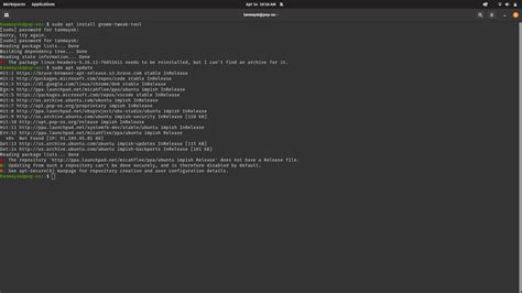 sudo in pop os terminal not working r pop os