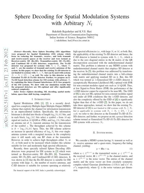 pdf sphere decoding for spatial modulation systems dokumen tips