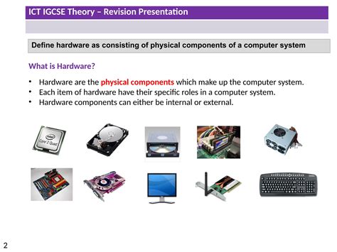 Complete Igcse Note Ict For Igcse Pptx Computer Peripherals Computing