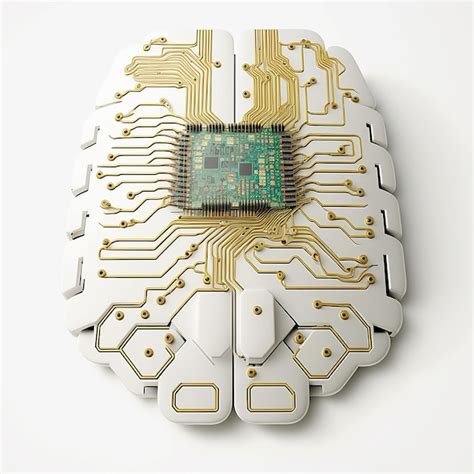 Premium Photo Robotic Brain Interconnected Circuit Board