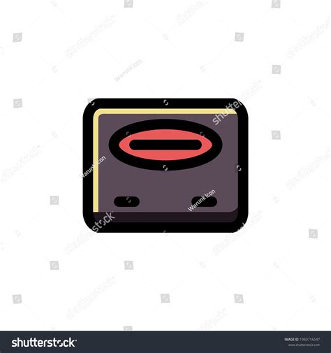 Game Console Outline Icon Vector Illustration Stock Vector Royalty Free 1960716547 Shutterstock