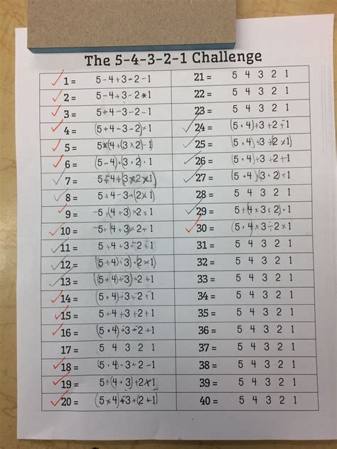Secondary Math On Twitter Thanks Mathequalslove For The 5 4 3 2 1