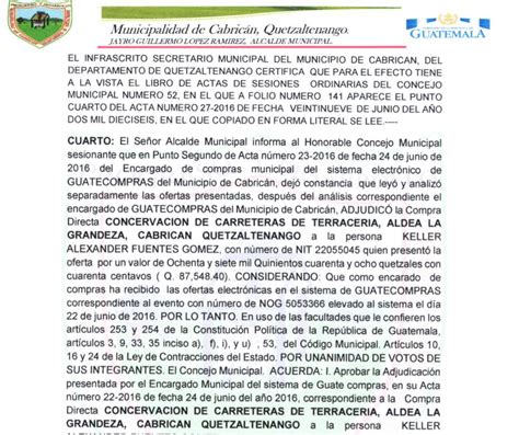 Jayro López Alcalde De Cabricán Queda Sin Inmunidad