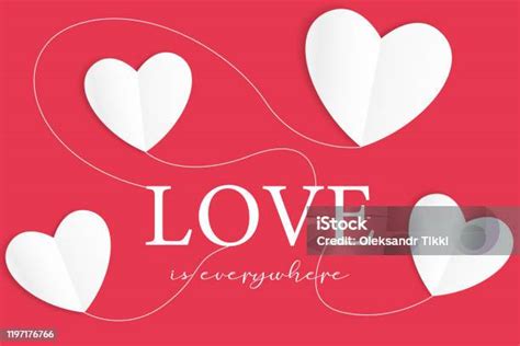 해피 발렌타인 데이 단순히 벡터 배경입니다 종이 공예 하트 모양 개체와 아름 다운 글자 전단지 배너 포스터 휴일 축 하를 위한 인사말 카드 선물 사랑의 영감 2월에 대한