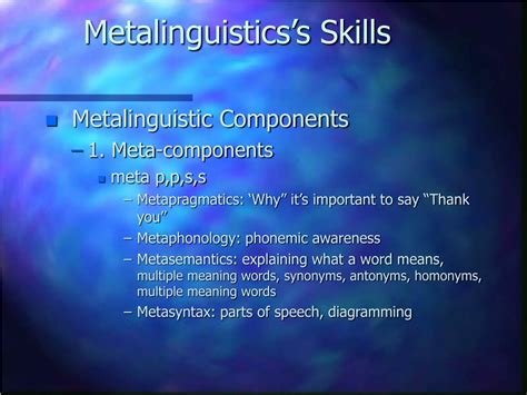 Ppt Metalinguistics Powerpoint Presentation Free Download Id 1277116