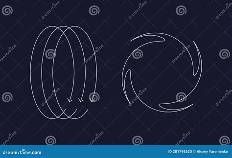 Abstract Arrows Figures Form Set Stock Vector Illustration Of Terrain Flat