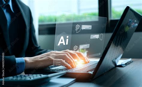 Business People Using Artificial Intelligence Ai Automation Predictive Analytics Customer