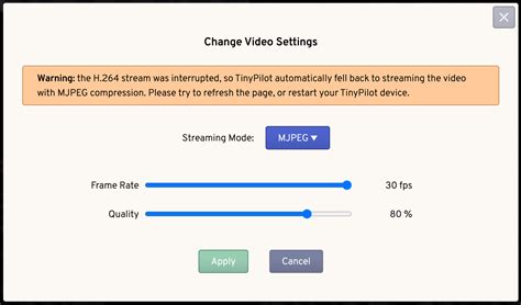 H264 Make MJPEG Failover More Obvious Issue 1187 Tiny Pilot Tinypilot GitHub