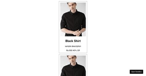 React Component Product Description Codesandbox