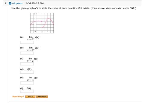 solved 1 16 points scalcet8 2 2 004 use the given graph
