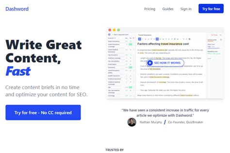 Dashword Features Pricing Reviews And More 2024