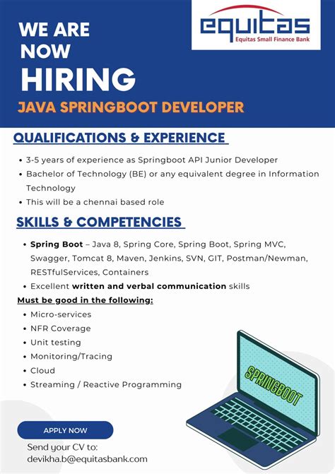 Devikha Balu On Linkedin Hiring Microservices Springboot