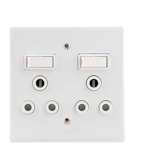 Crabtree Double Plug 4x4 Electrical Junxion