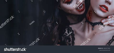 Sexy Female Vampire Bite