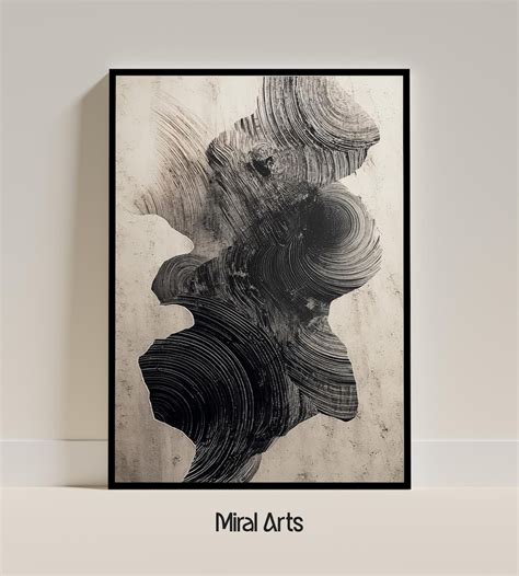 Abstract Wall Art Print Digital Download Brushstroke Print Modern