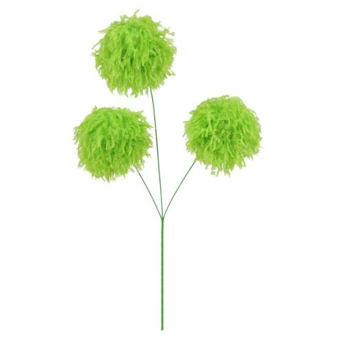 Glittered Curled Grass Ball Spray 31 — Holiday Whimsy