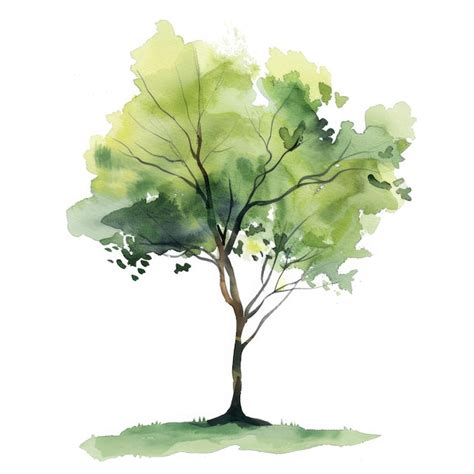 Premium Photo A Drawing Of A Tree With The Word Quot The Quot Tree Quot On It