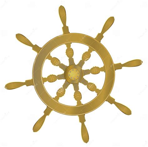 Captain S Wheel Stock Vector Illustration Of Isolated 15970063