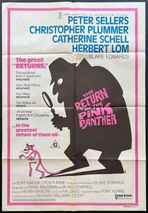All About Movies The Return Of The Pink Panther Poster Original One