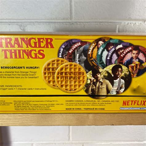 Stranger Things Eggo Card Games