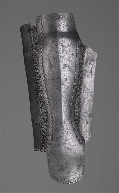 Buturlik Left Leg Bracer Of The Turkish Armour Muzeum Narodowe W