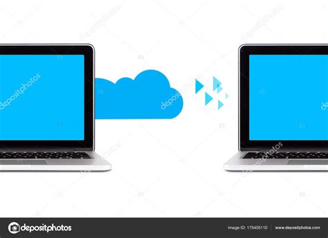 Computer Cloud Transfer System Stock Photo By Niglaynike
