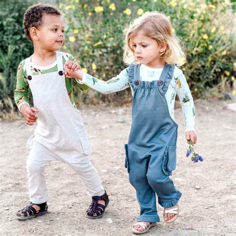 Rust Denim Ruffle Overall Milkbarn