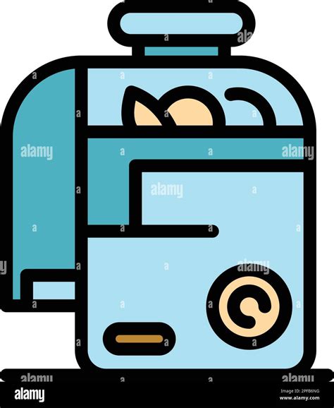 Food Processor Icon Outline Food Processor Vector Icon For Web Design