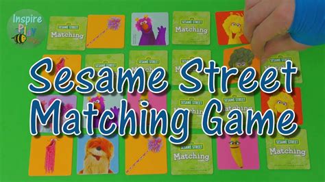 Sesame Street Memory Matching Game 72 Piece Play Along Fun