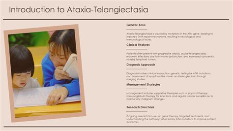 Ataxia Telangiectasia Mutated Genetic Disorder Neurological Ppt Example