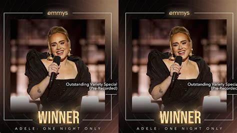 Adele Bags Emmy For Outstanding Variety Special